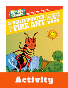 Red Imported Fire Ant Activity Book (Ages 4-7) | Plant Heroes